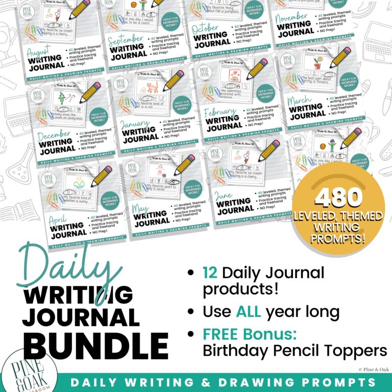 Handwriting Practice Using Writing Prompts With Pictures » livepineoak.com